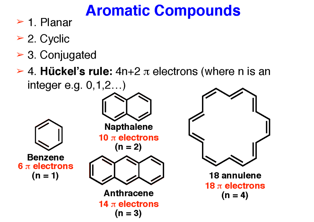 CHEM1 L19-21: Aromatic Compounds & Functional Groups Lecture Notes ...