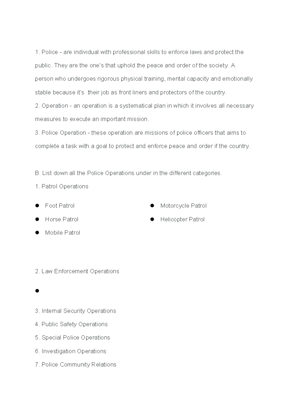 Law Enforcement Ops & Planning: Crime Mapping Essentials - Studocu