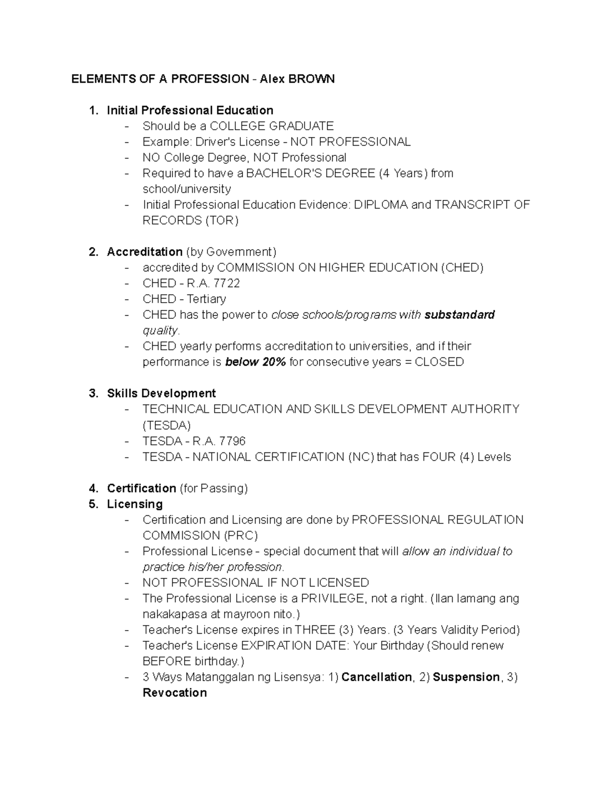 "Professional Teaching Standards and Requirements (PED 2) - A ...