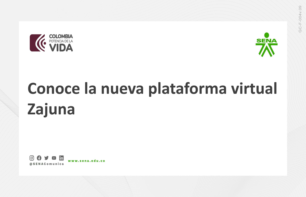 Conoce la nueva plataforma virtual zajuna 1712188878 - Conoce la nueva ...