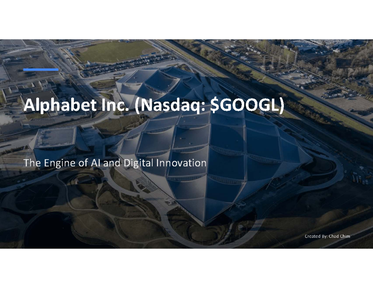 Alphabet Inc. (NASDAQ): AI & Digital Innovation Stock Pitch Analysis ...