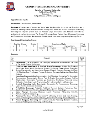 417 AI SQP (1) A - CBSE | DEPARTMENT OF SKILL EDUCATION ARTIFICIAL INTELLIGENCE (SUBJECT CODE ...