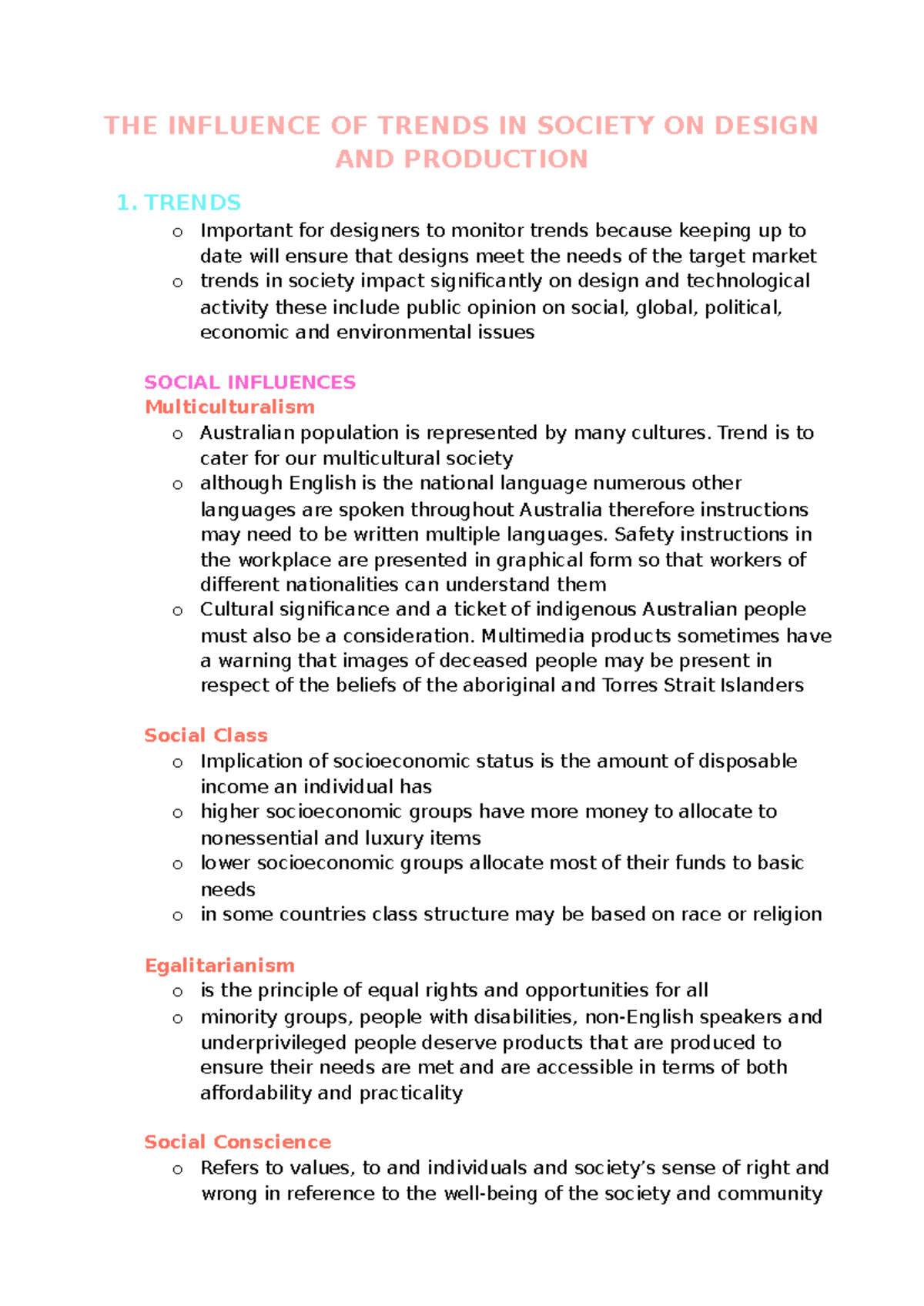 Design TECH Trial Notes: Social and Environmental Influences on Design ...