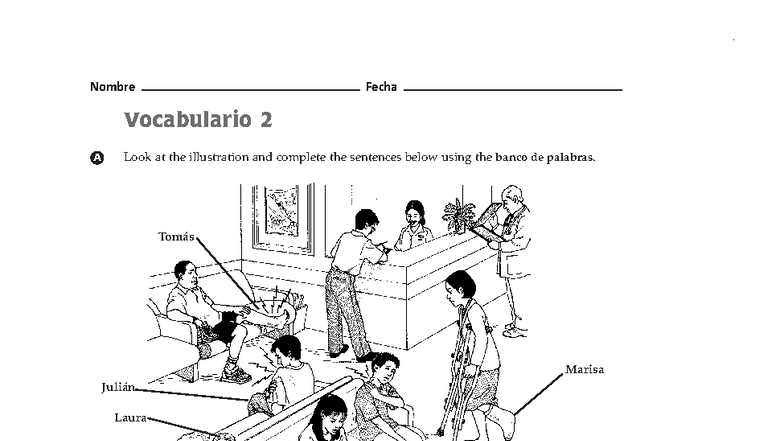 Level 4 Capítulo 2 Vocabulario 2 Workbook Exercises - Studocu