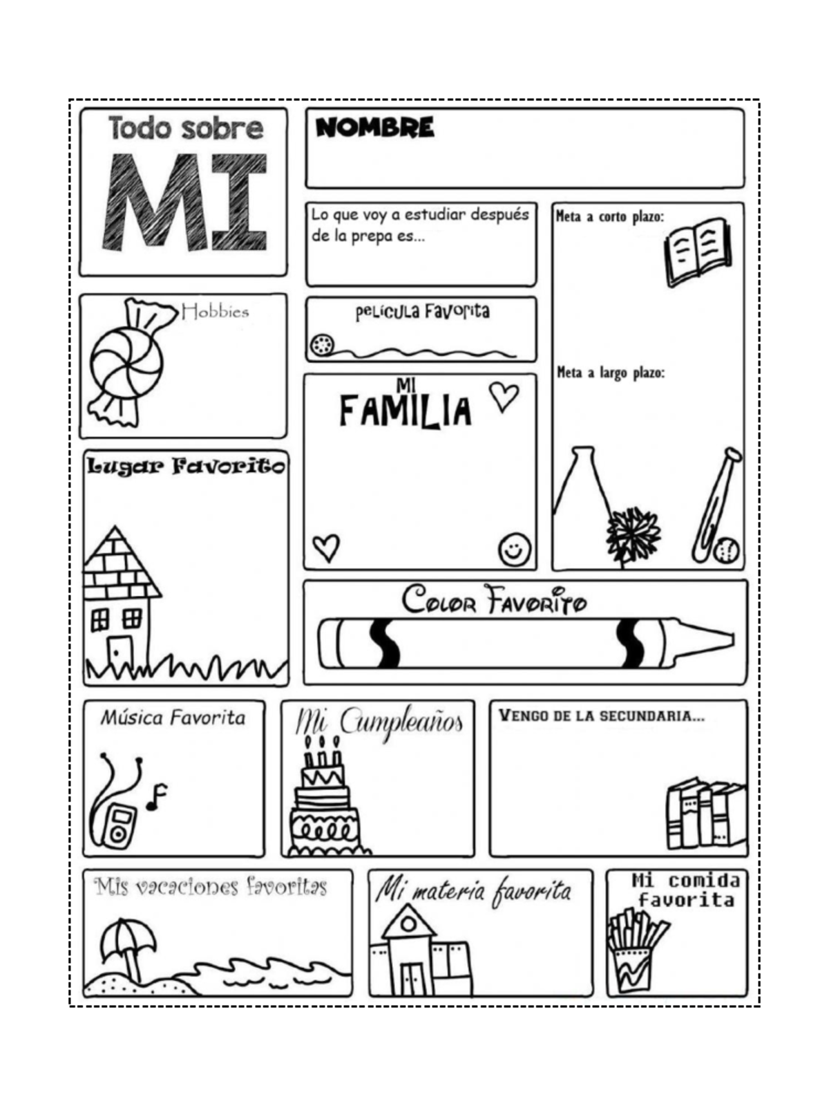 Todo sobre mí: Autoconocimiento y metas personales - Studocu