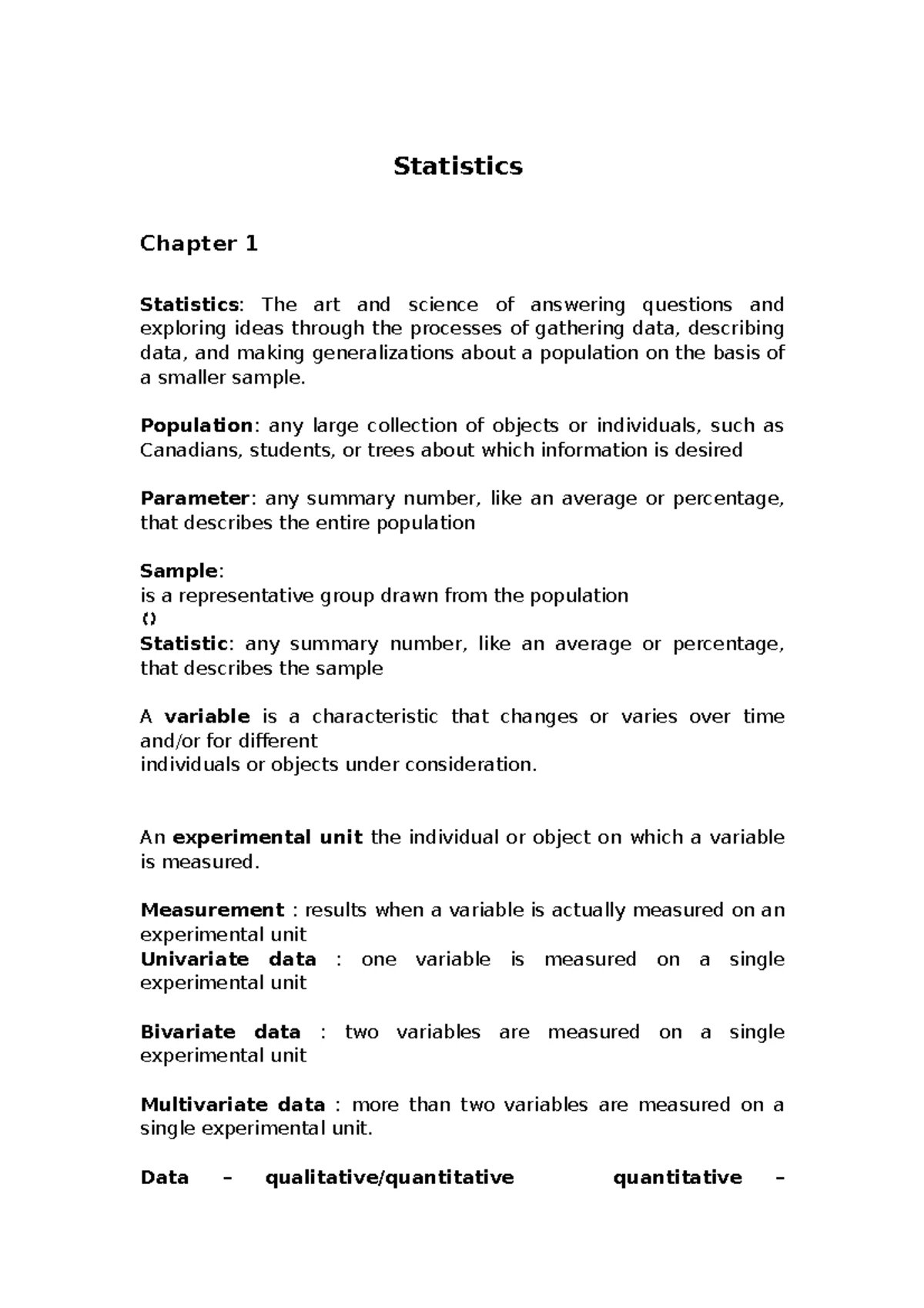 STAT 2910 Midterm 1 (Winter 2025) - Department of Mathematics and ...