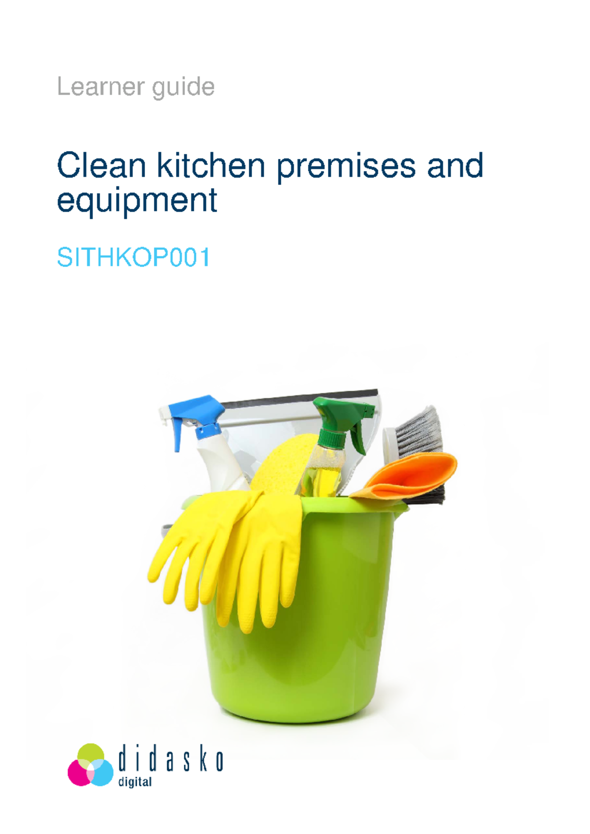 SIT06 Sithkop 001 Clean kitchen premises and equipment LG V2-0 ...