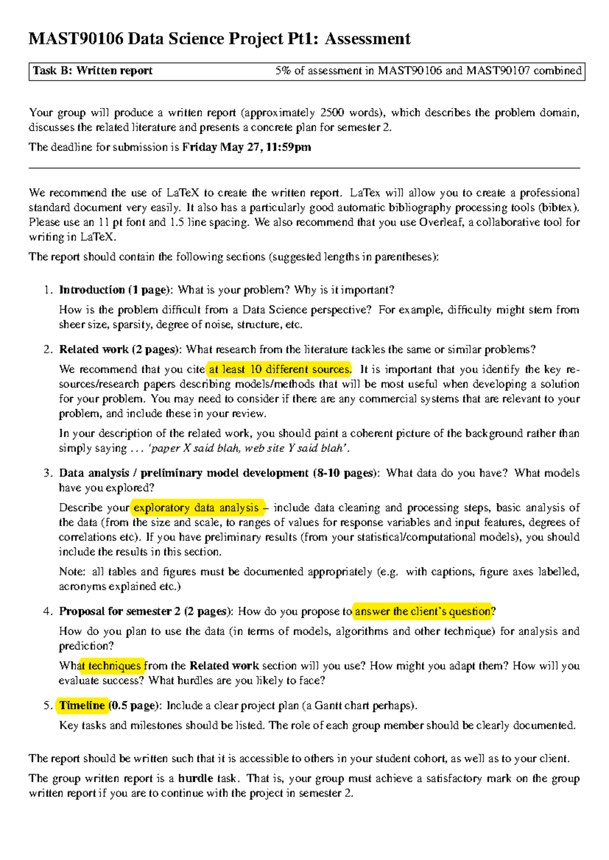 Task B - MAST90106 Data Science Capstone Pt1 Task Task B - MAST90106 ...