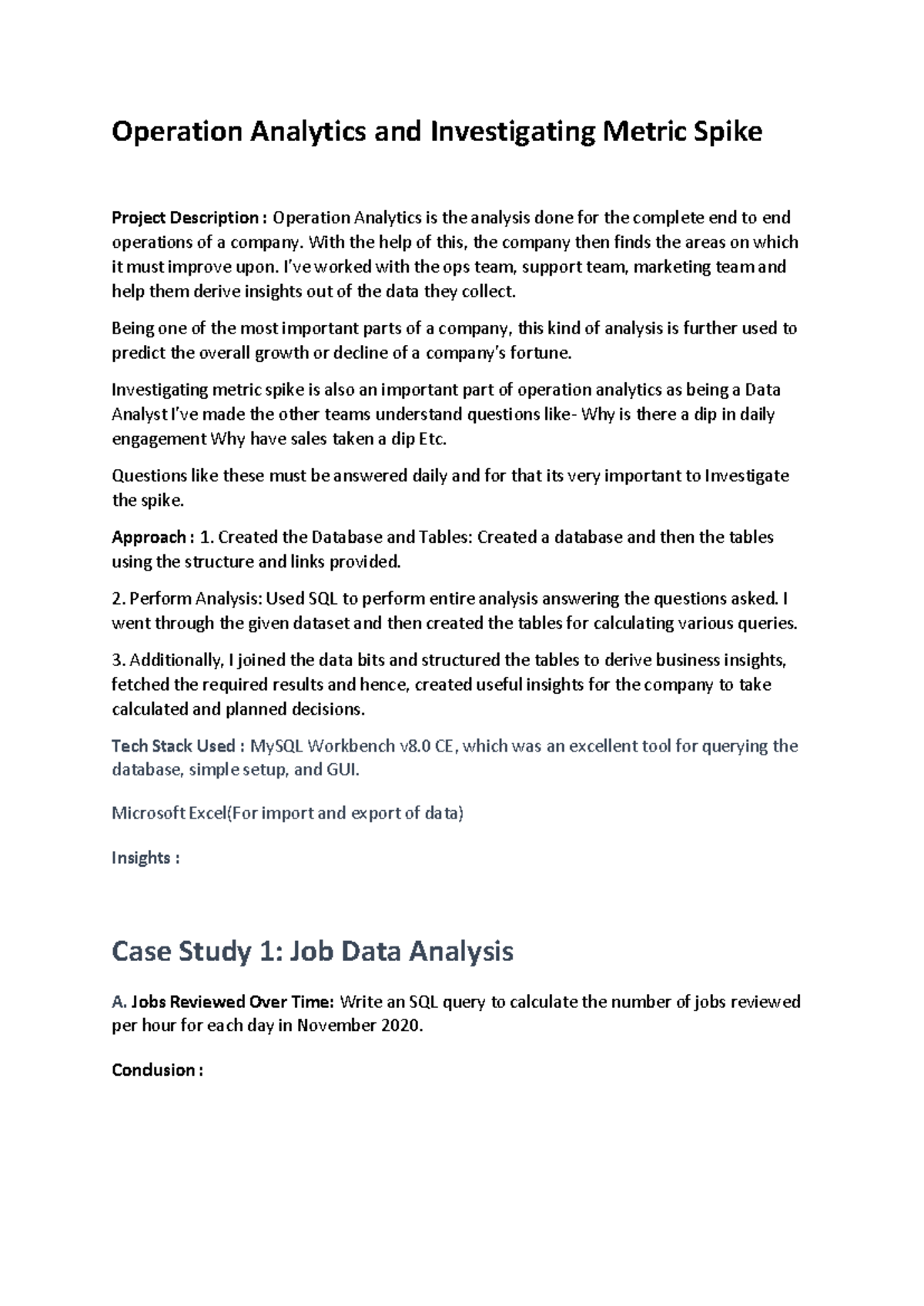 Operation Analytics: Investigating Metric Spike - Project 3 Case Study ...