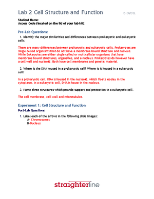 BIO201L Lab 7: Exploring the Muscular System and Muscle Function - Studocu