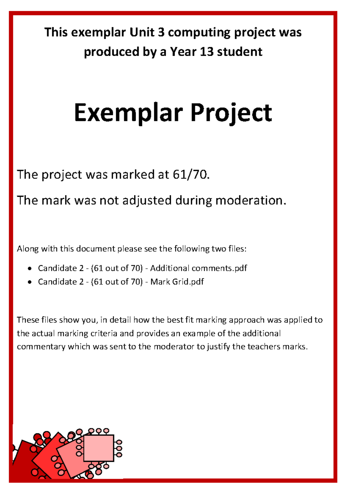 OCR GCE A Level Computer Science NEA Project: 2D Map Runner Exemplar ...