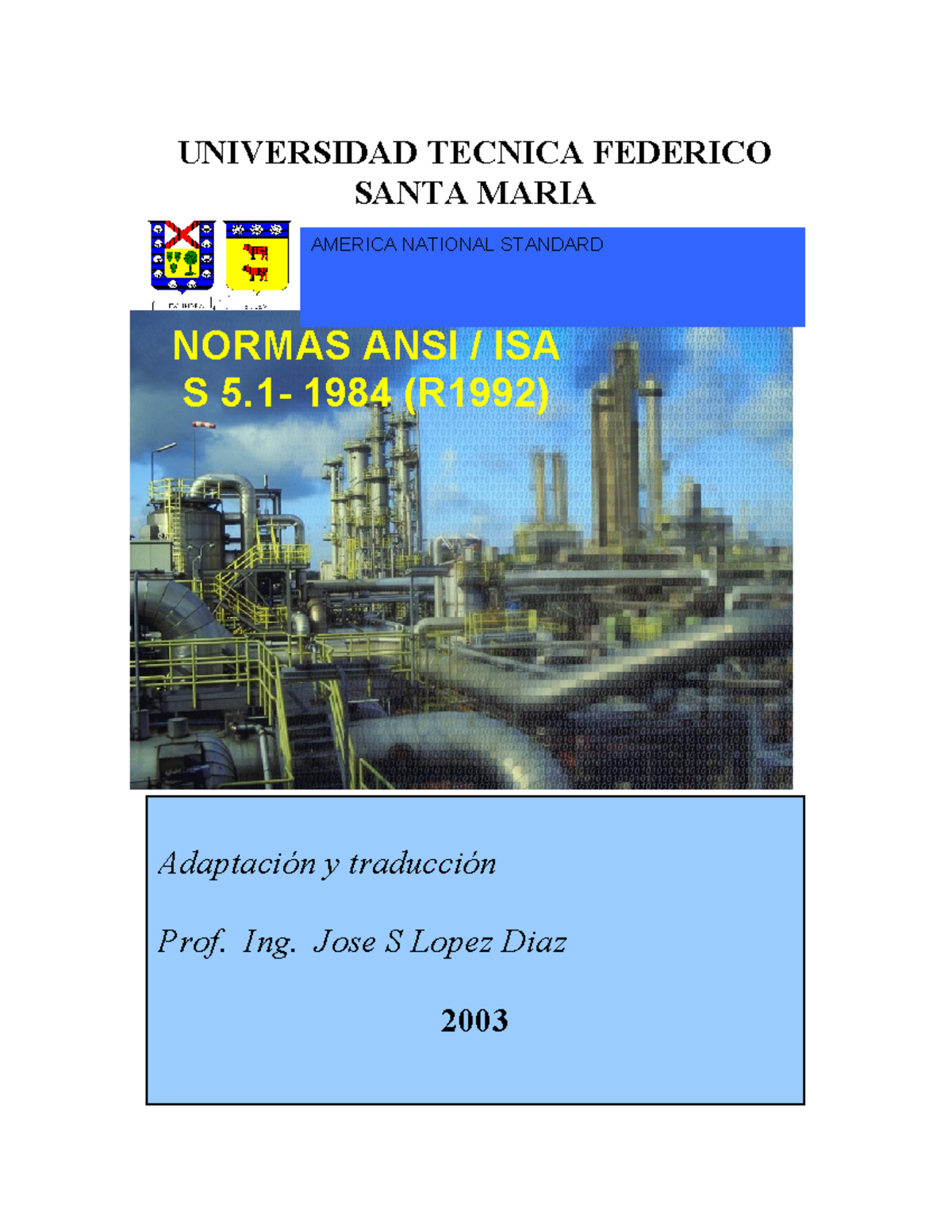 Normas ANSI/ISA para Simbología e Identificación en Instrumentación ...