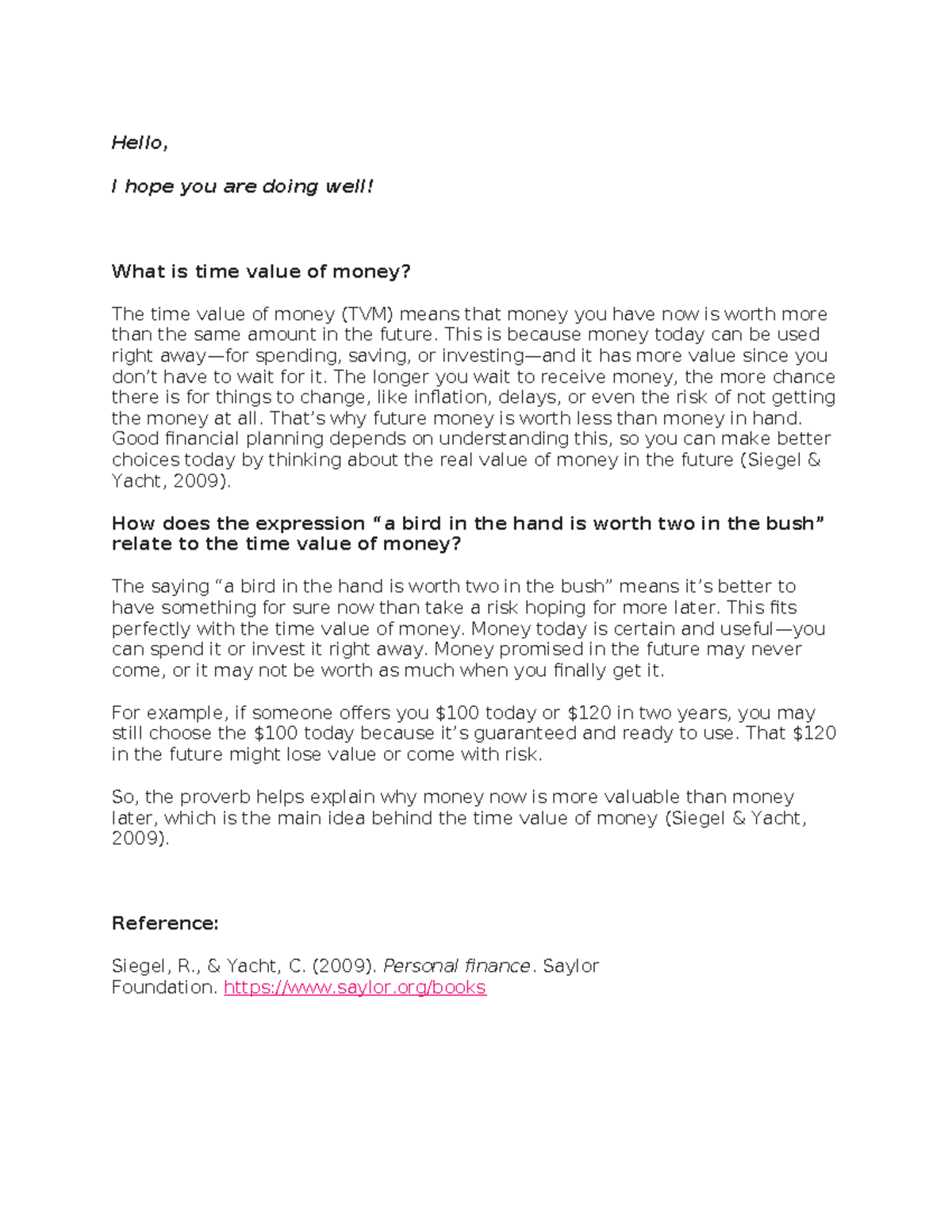 TVM Explained: Understanding the Time Value of Money - Discussion Forum ...