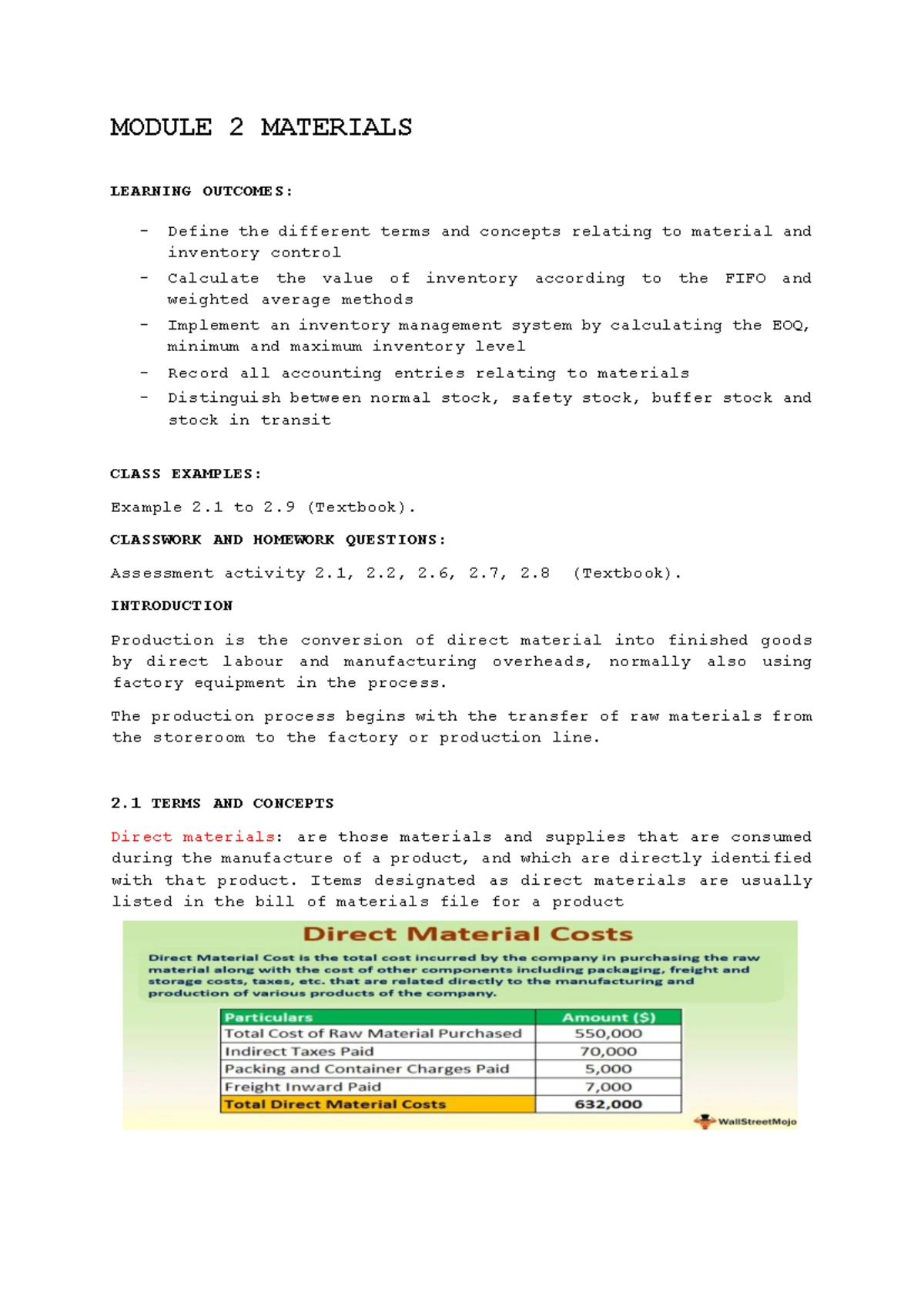 Cost and Management Accounting N5 Study Guide S1 - STUDY GUIDE NATIONAL ...