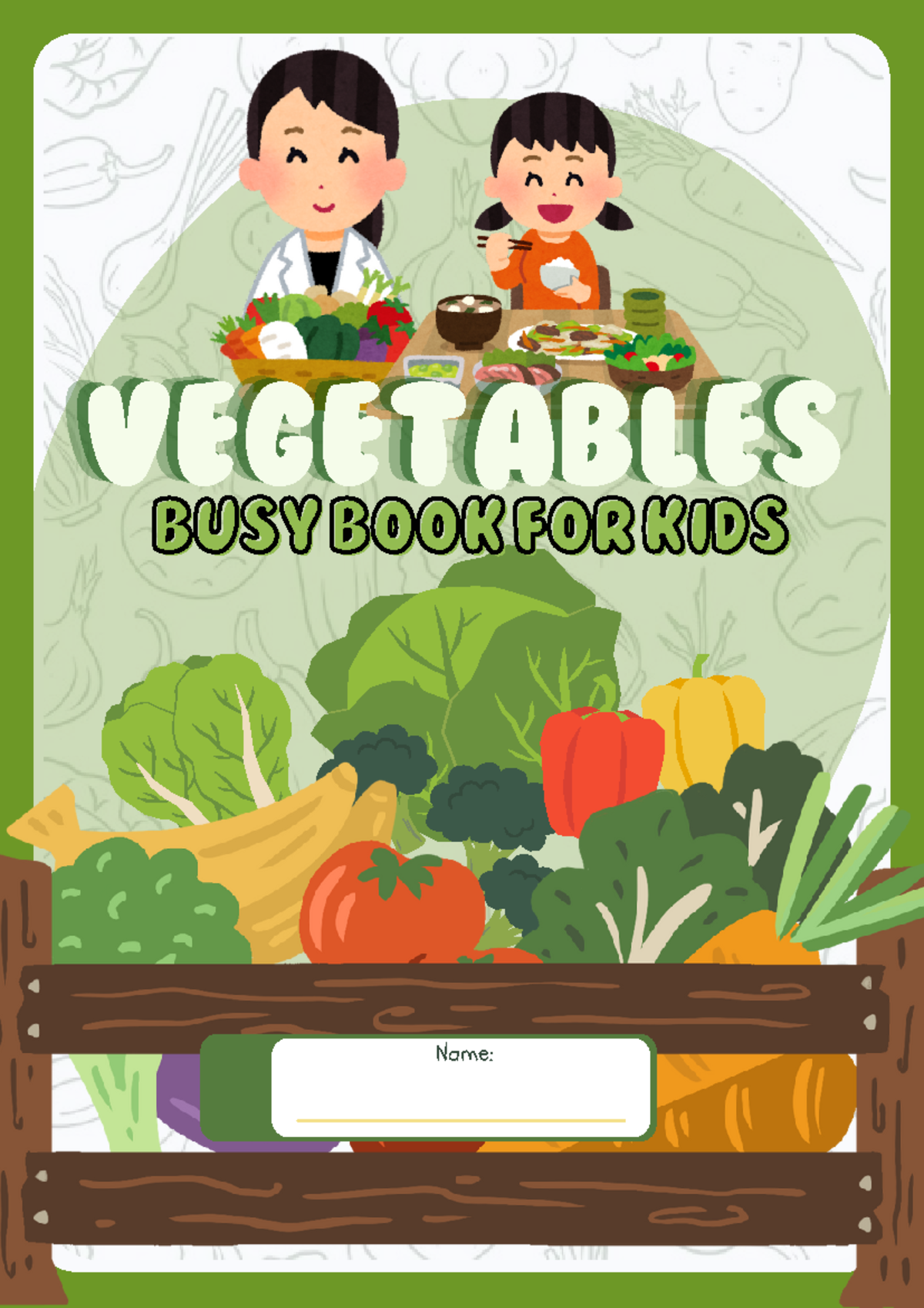 Vegetable Theme Activities FOR KIDS - BUSY BOOK FOR KIDSBUSY BOOK FOR ...