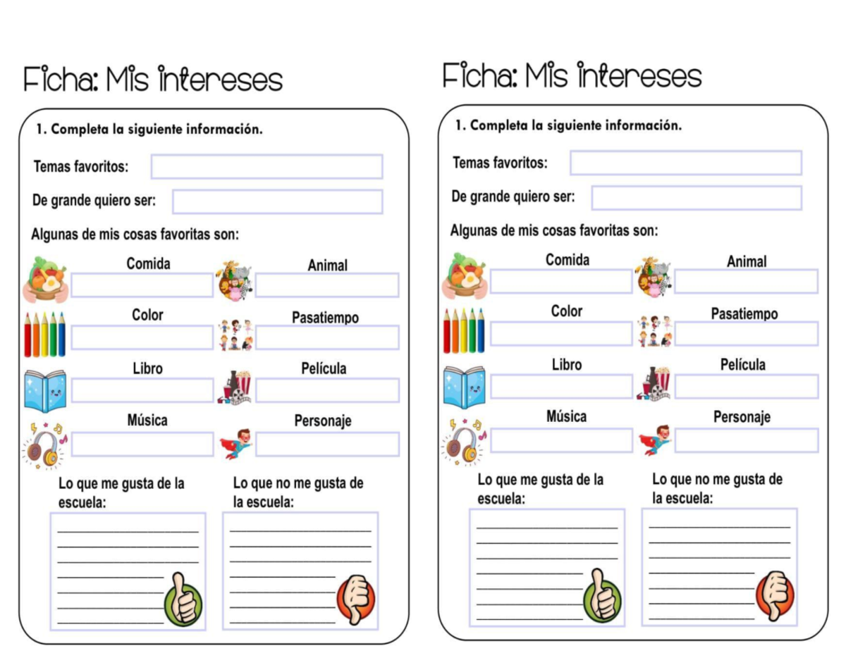 Anexo-5: Mis Intereses y Preferencias Personales - Studocu