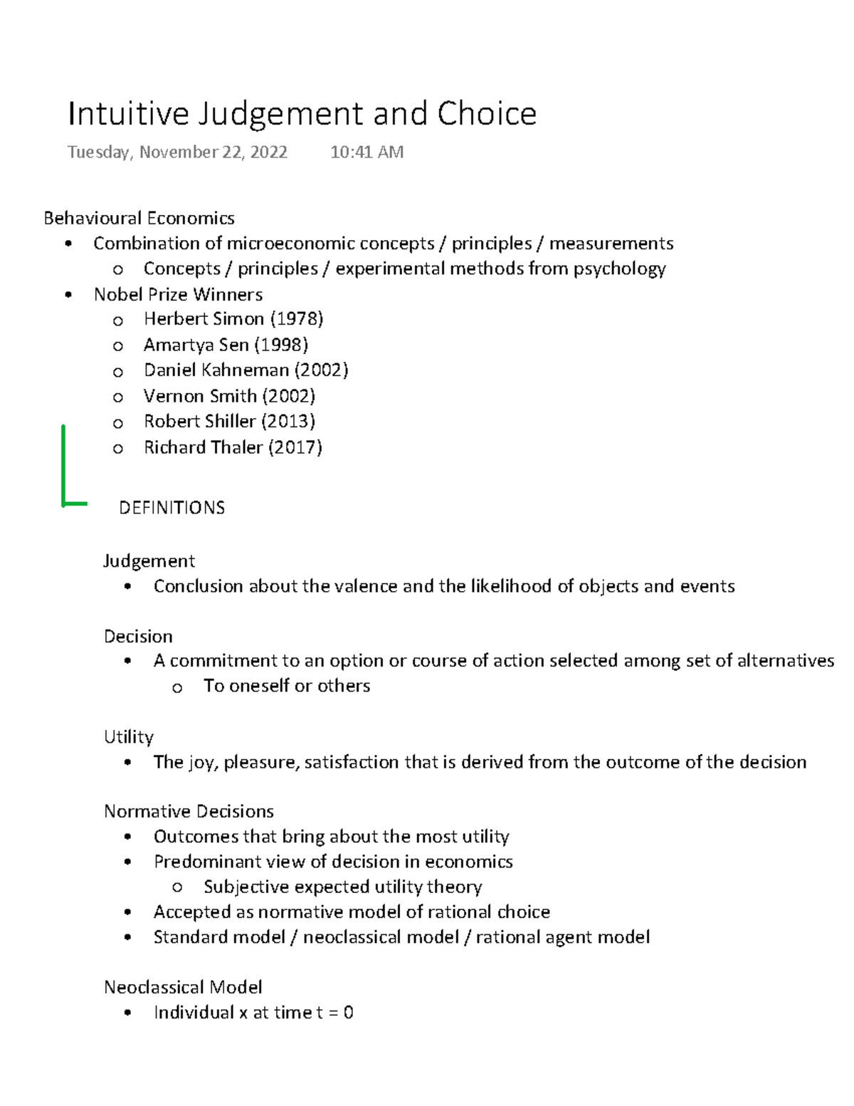 Behavioural Economics: Intuitive Judgement & Decision-Making Insights ...