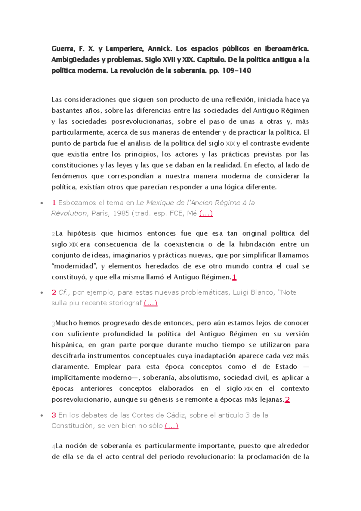 Capítulo sobre la Política en Iberoamérica: Del Antiguo Régimen a la ...
