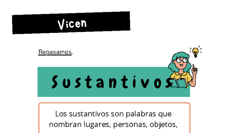 Cuadernillo de Tipeo: Sustantivos y Verbos en Español - Studocu
