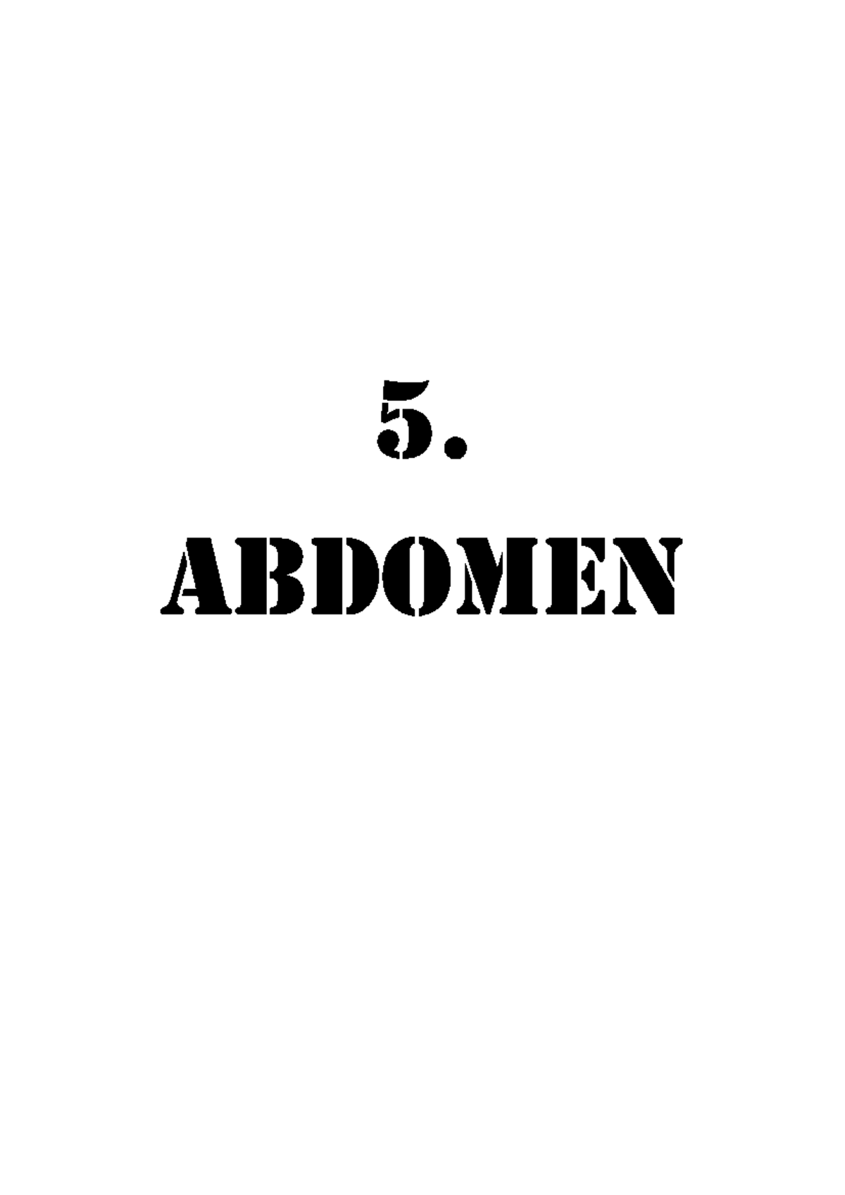 Anatomy of the Abdomen: Key Surface Markings and Muscles Overview - Studocu