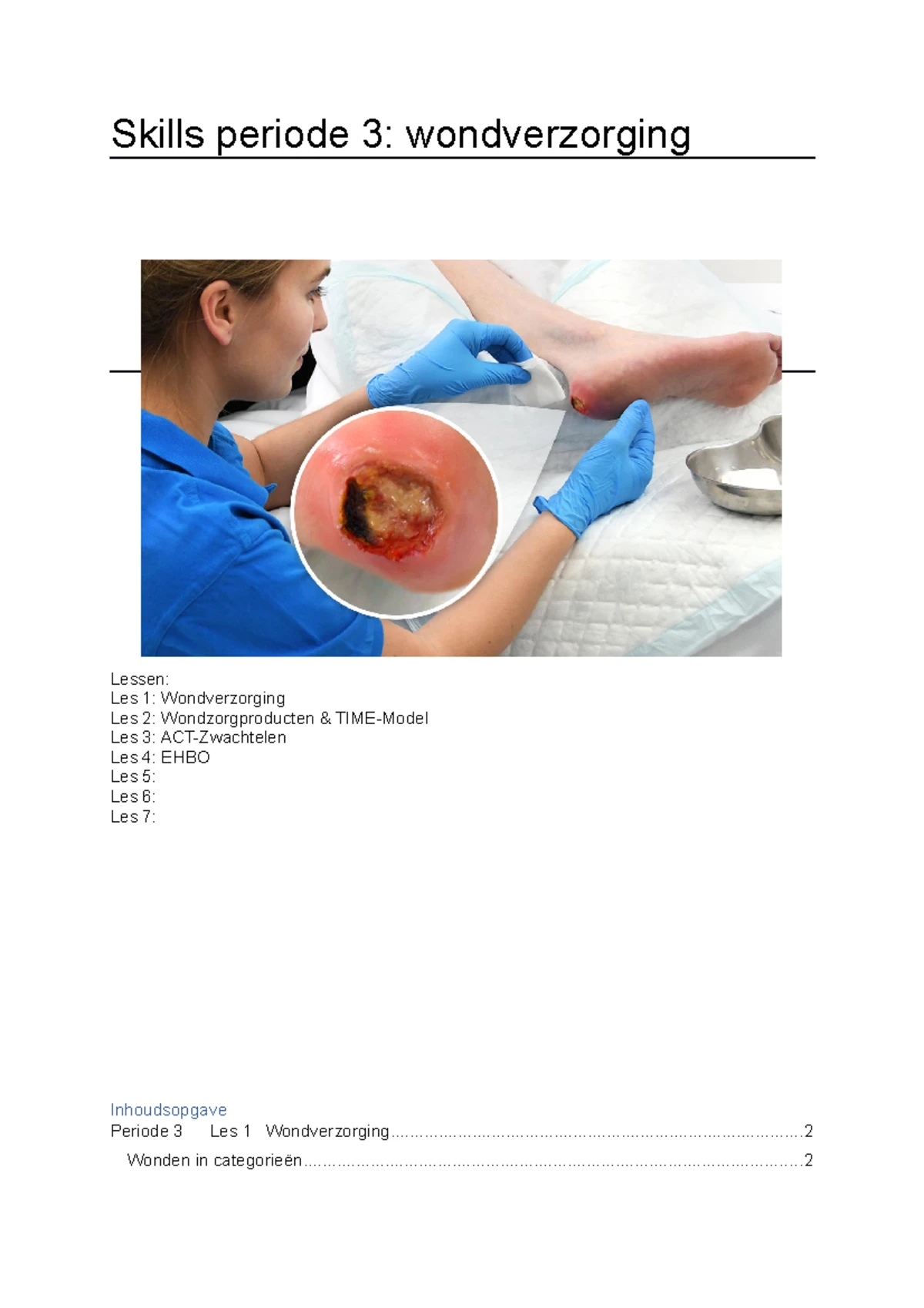 Rode, gele zwarte wonden - Verschillende soorten wonden. Wat voor ...