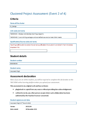 [Solved] Solid RTO has been contracted to complete WHS training for a ...