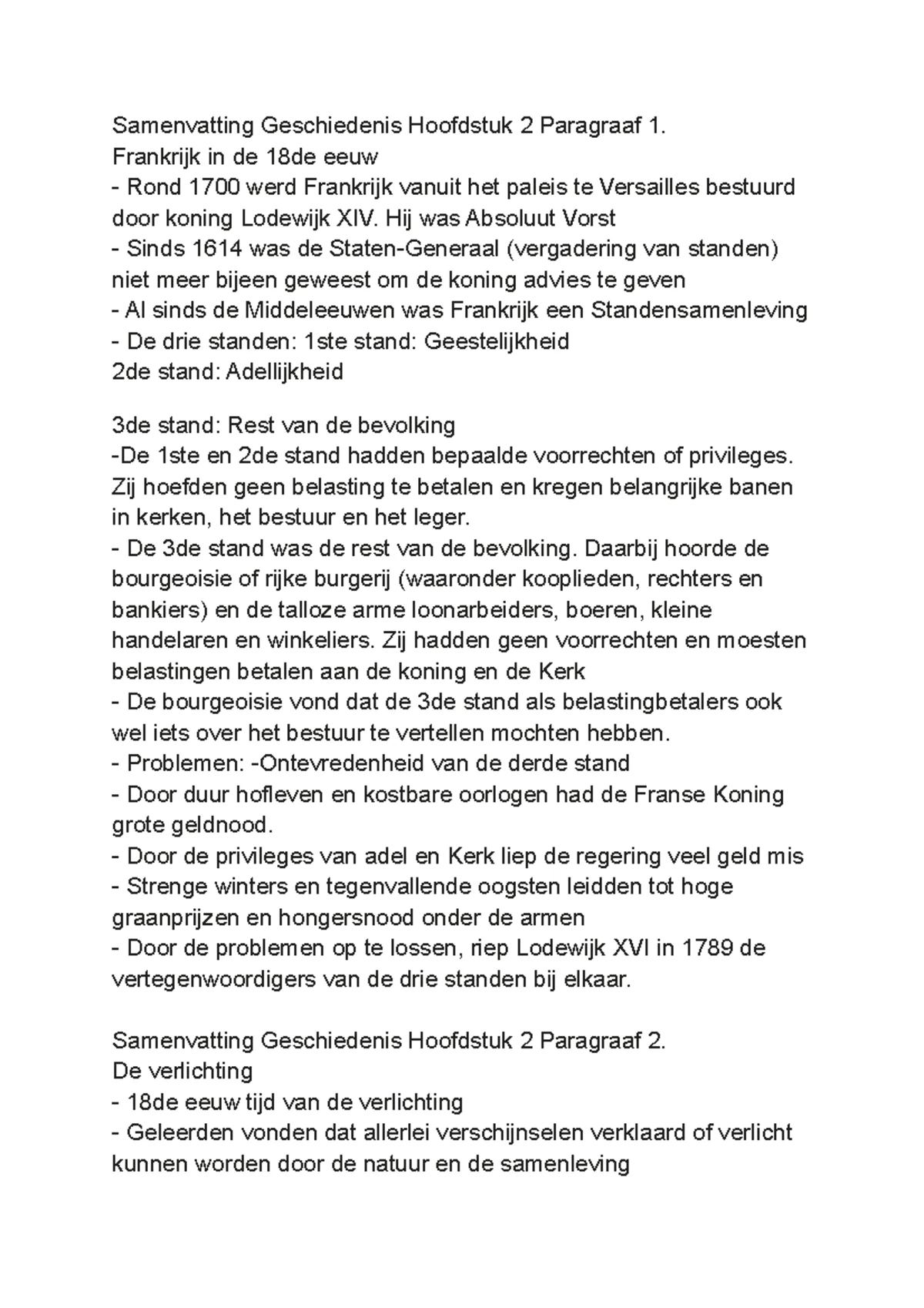 Geschiedenis hoofdstuk 5 samenvatting - Geschiedenis hoofdstuk 5 ...