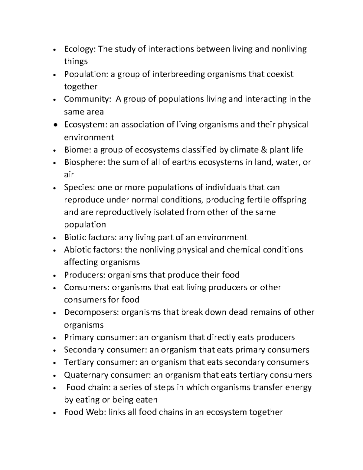 Biology study guide 3 - what you need to know pass module 3 test ...