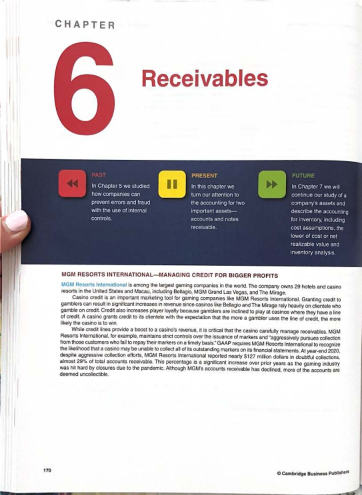 MBC Chapter 6: Receivables - Understanding Credit Management and ...