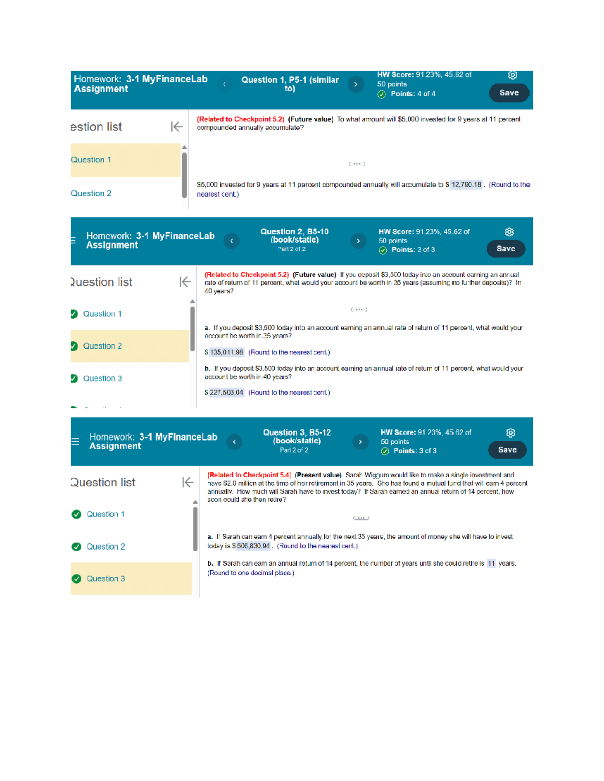 FIN320 - Week 3 My Finance Lab Homework 3-1 Solutions and Tips - Studocu
