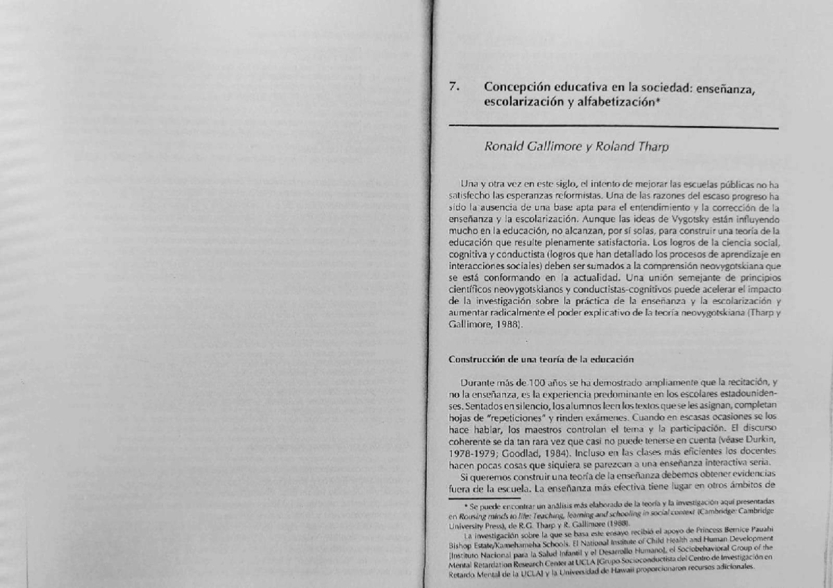 CDL 1 - Concepción Educativa en la Sociedad: Teoría y Práctica de ...