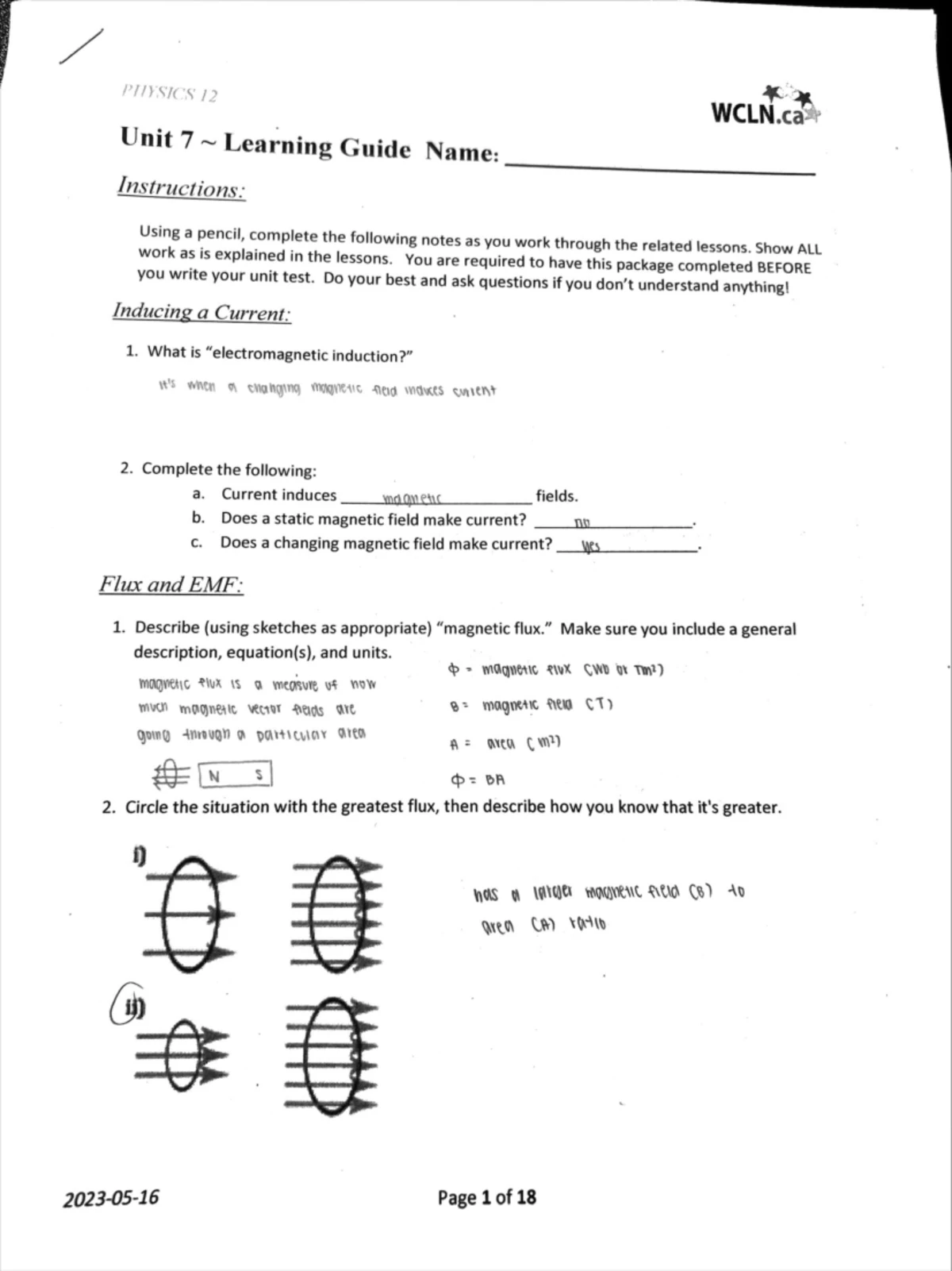 8998081 - physics final exam practice - SPH4U Grade 12 Physics Final Exam Practice Questions ...