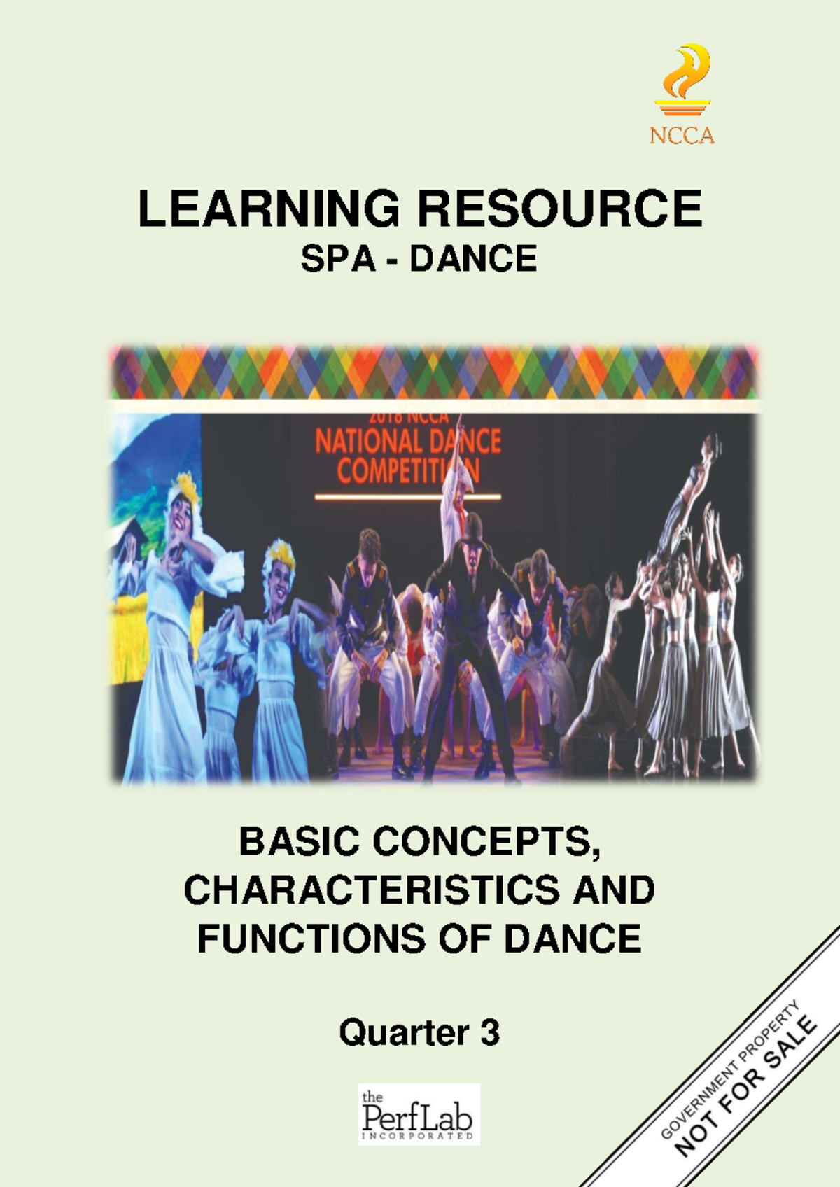 SPA Dance 7: Basic Concepts, Characteristics & Functions - Q3 - Studocu
