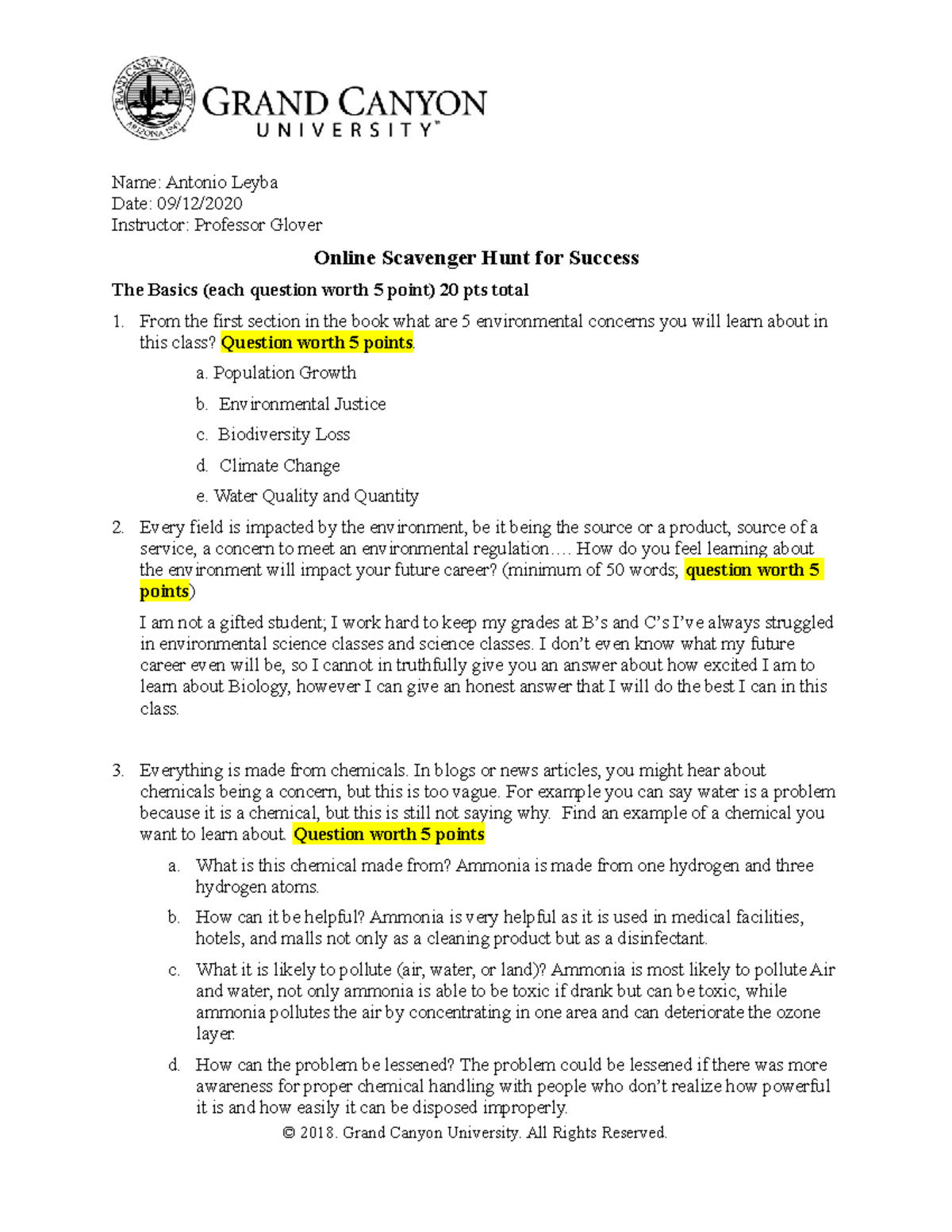 BIO 220 RS Online Scavenger Hunt Success Guide and Resources - Studocu