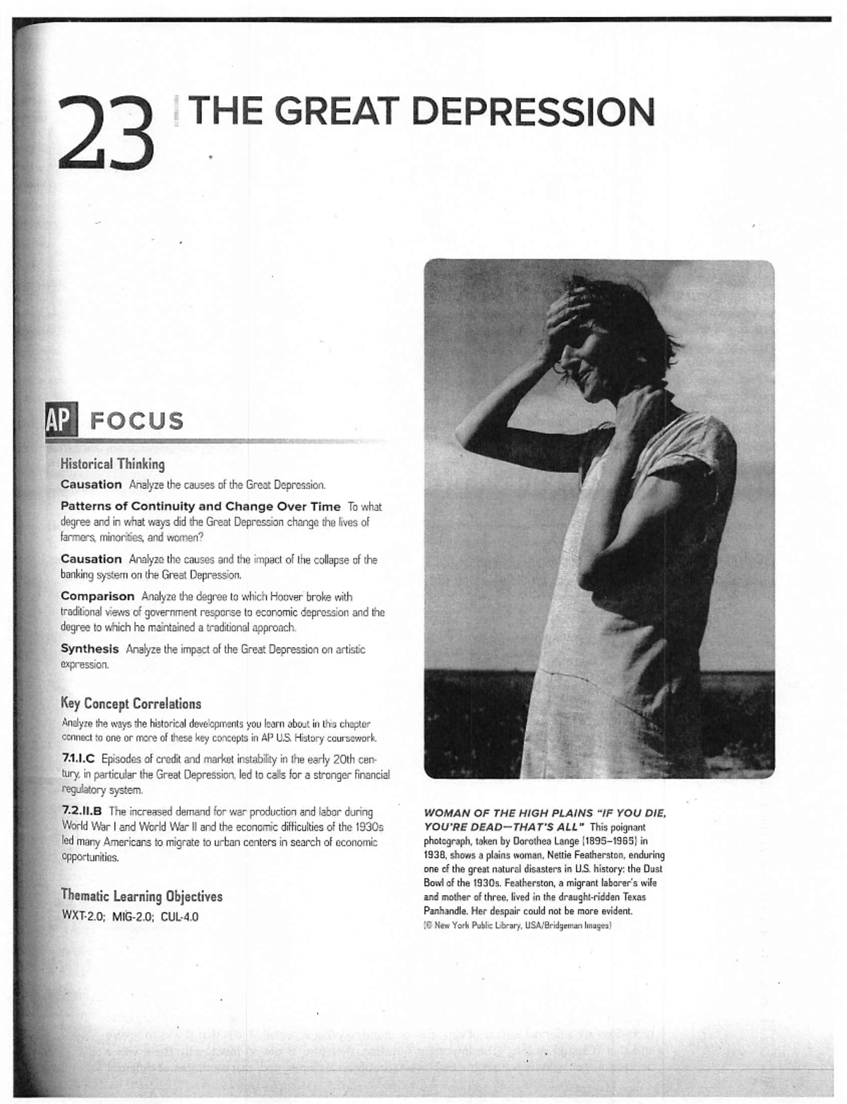 APUSH Chapter 23: The Great Depression - Causes, Impacts, and Responses ...