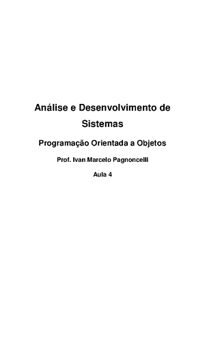 Solved O Java Uma Linguagem De Programao Orientada A Objetos Baseada Em Programação