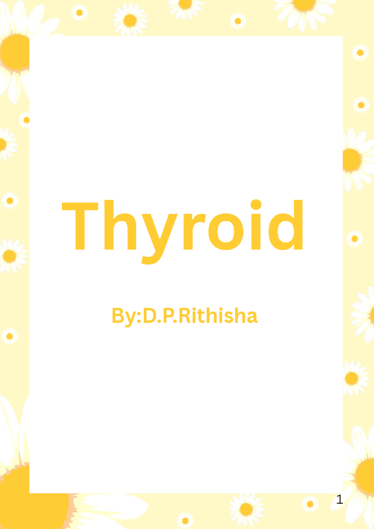 Thyroid Disorders: Causes, Symptoms & Yoga Remedies (20260121) - Studocu