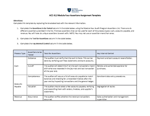 ACC 411 Module Two Client Engagement Letter Template - Module Two ...