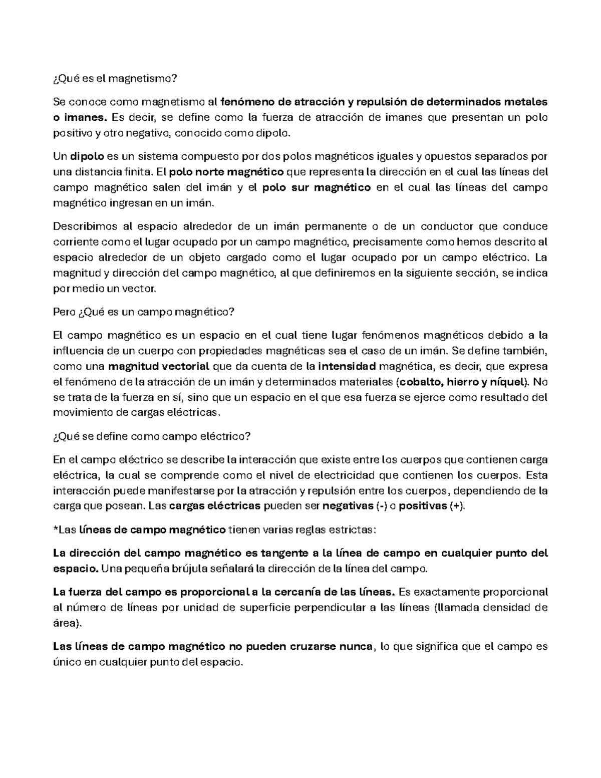 Qué es el magnetismo - ¿Qué es el magnetismo? Se conoce como magnetismo al fenómeno de atracción ...
