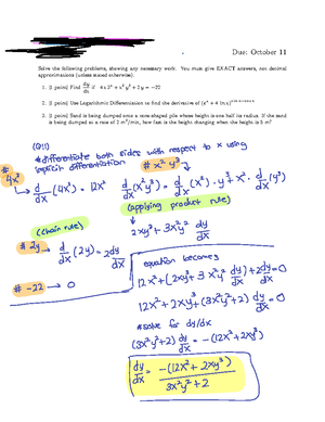 [Solved] Using the product rule find the equation of the tangent line - Calculus for Engineers I ...