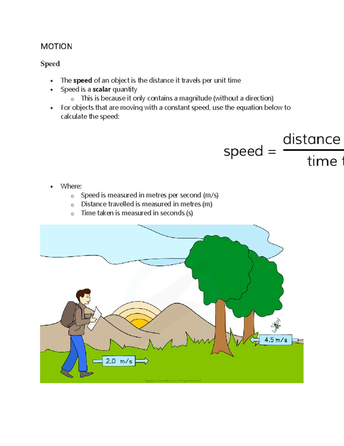 MOTION: Understanding Speed, Velocity, and Acceleration Concepts for ...