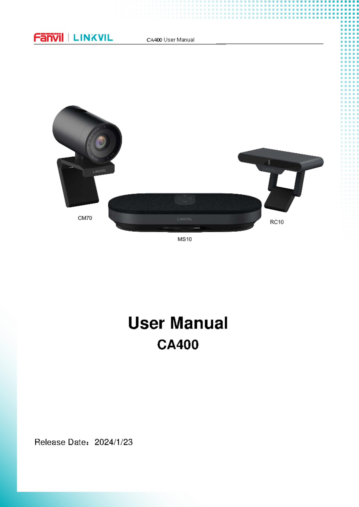 CA400 User Manual: Comprehensive Guide for Setup & Usage - Studocu