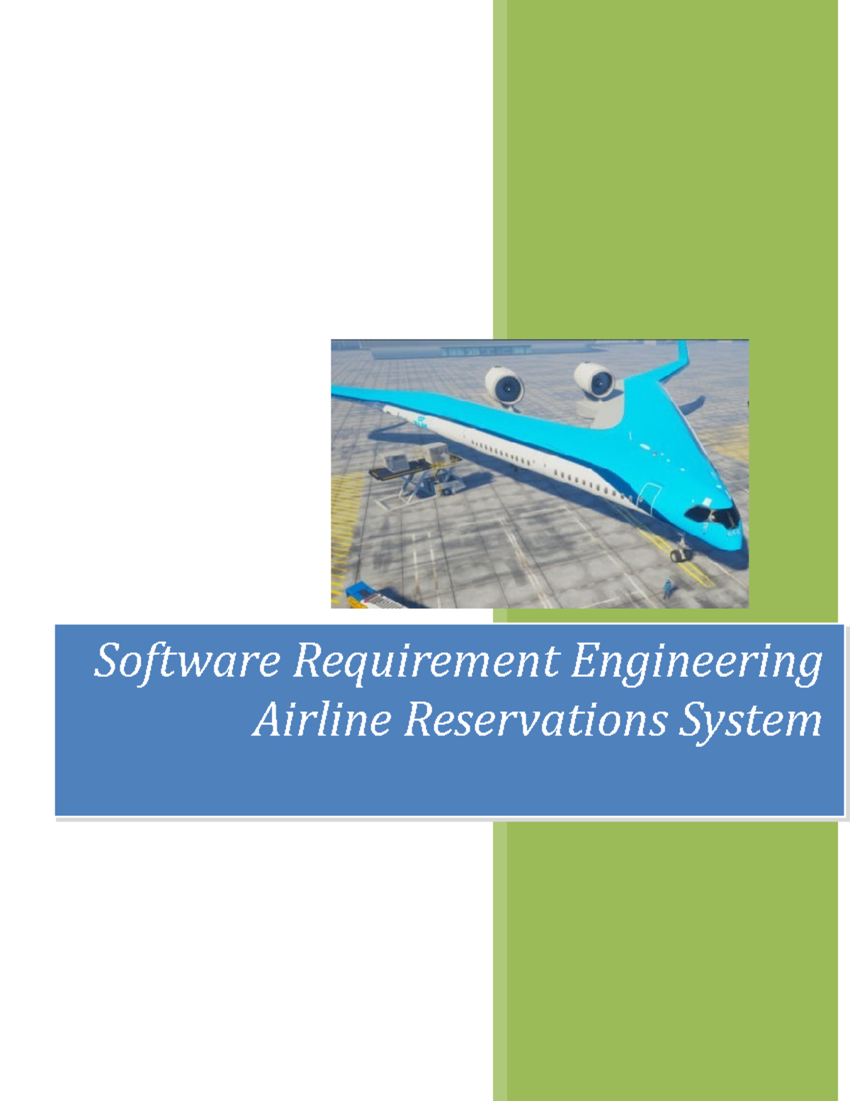 SRS for Airline Reservation System (ARS) - Software Requirements Doc - Studocu