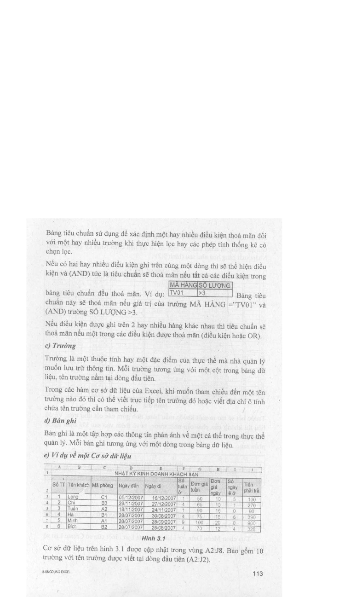 Chương 3 - Ứng Dụng Excel Trong Giải Toán (EXCEL 113) - Studocu