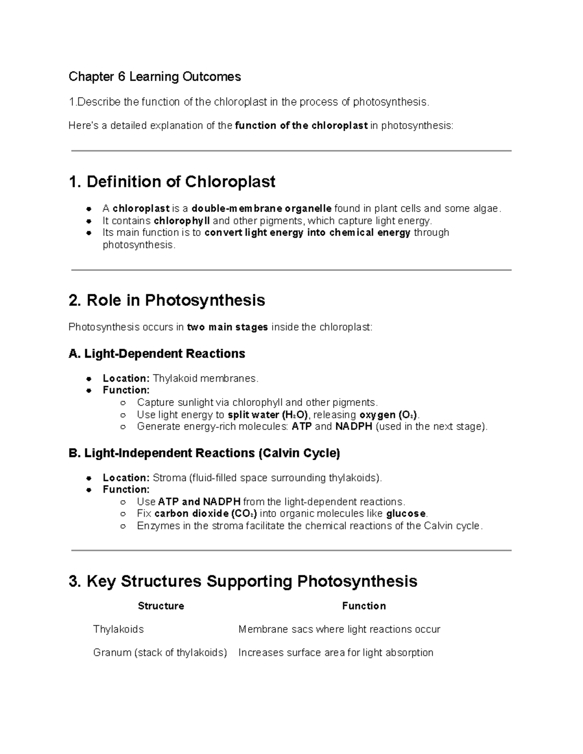 C4 and CAM Photosynthesis: Mechanisms, Benefits, and Adaptations - Studocu