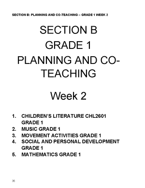 [Solved] lesson plan for grade R mathematics - TPF2602 (TPF2601) - Studocu