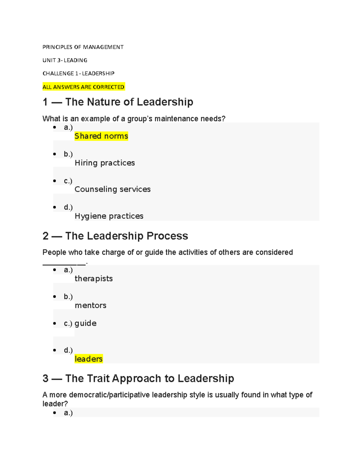UNIT 3 Challenge 1 - SOPHIA COURSE ALL ANSWERS ARE CORRECT - PRINCIPLES ...