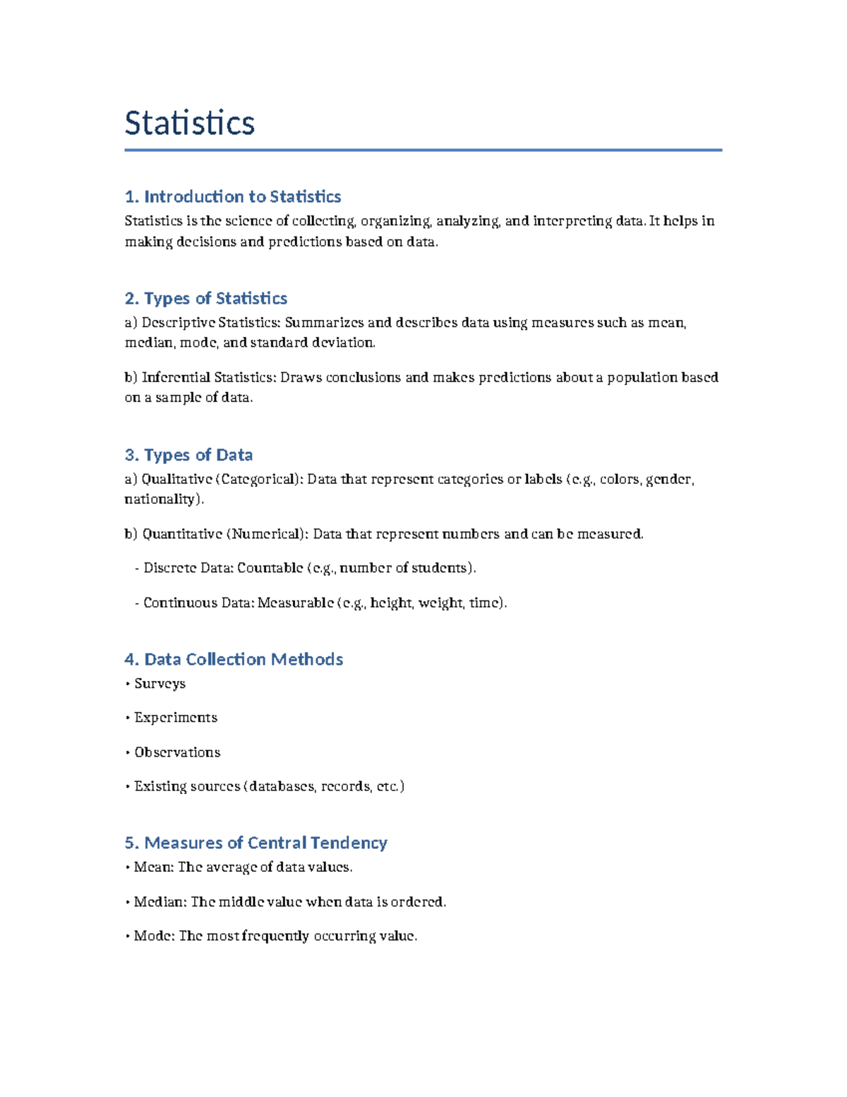 Statistics 1: Comprehensive Guide to Data Analysis and Interpretation ...