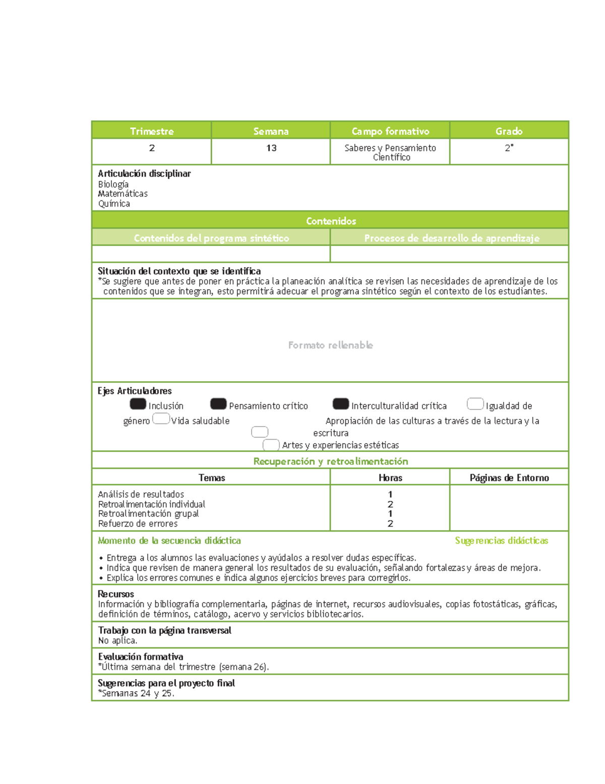 TRIM 2 FIS 2526 - Planeación Didáctica de Saberes Científicos - Studocu
