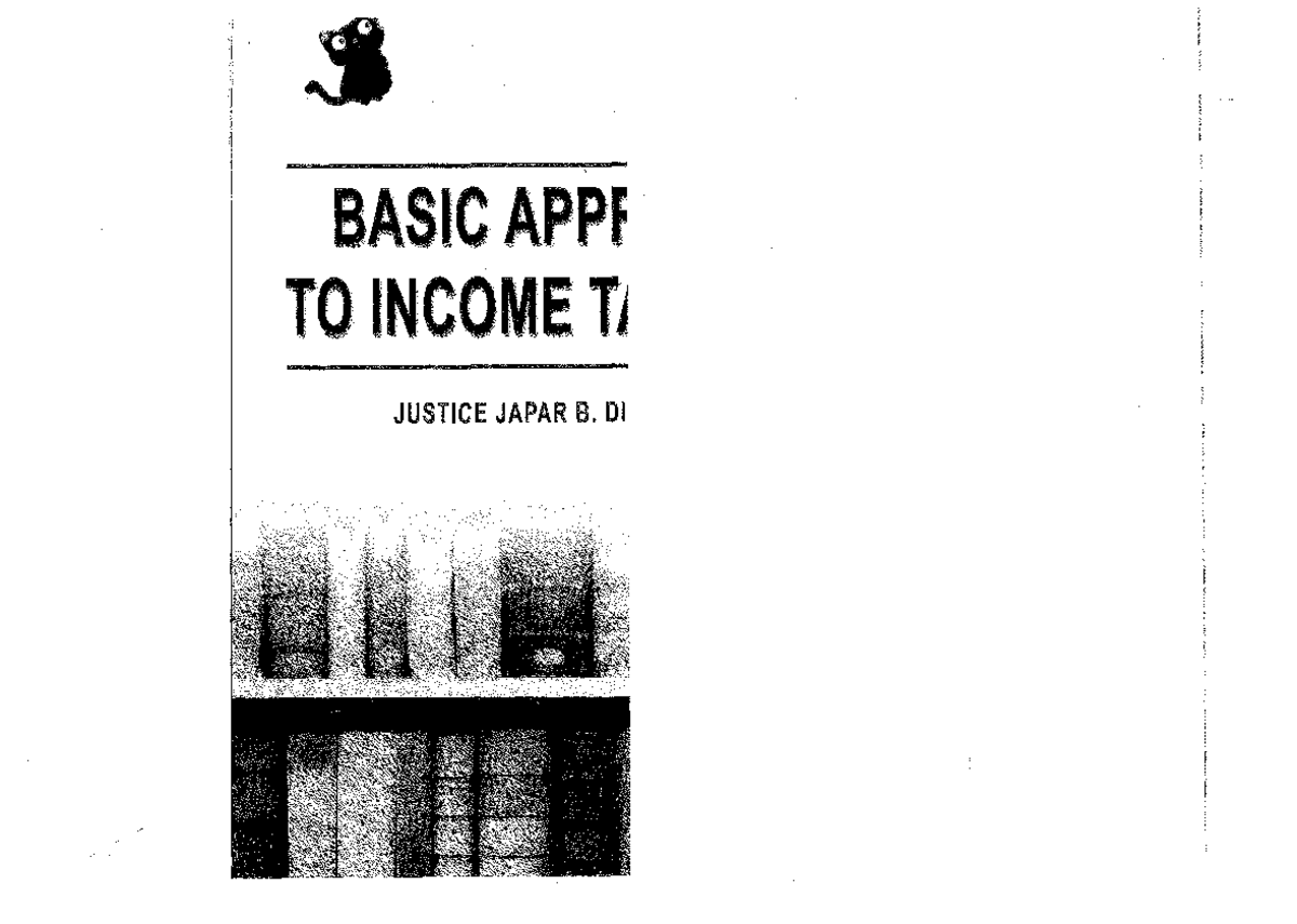 Basic Approach to Income Taxation: A Comprehensive Guide - Dimaampao ...
